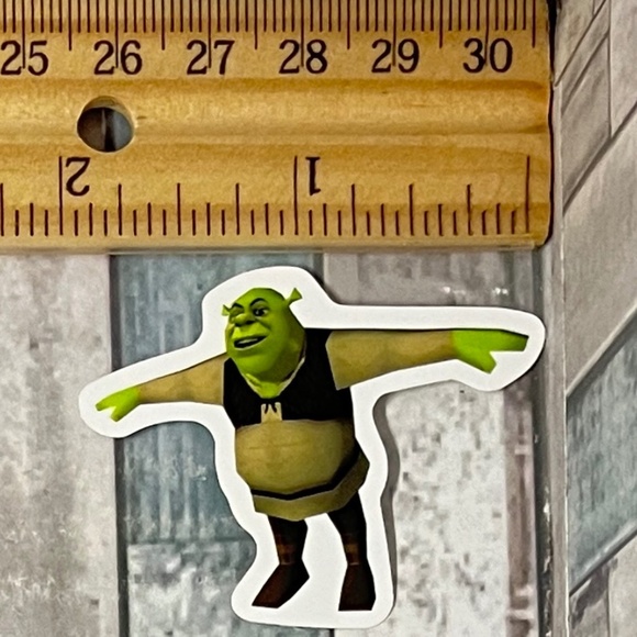 Office | 110 Shrek Reusable Waterproof Vinyl Sticker Decal | Poshmark